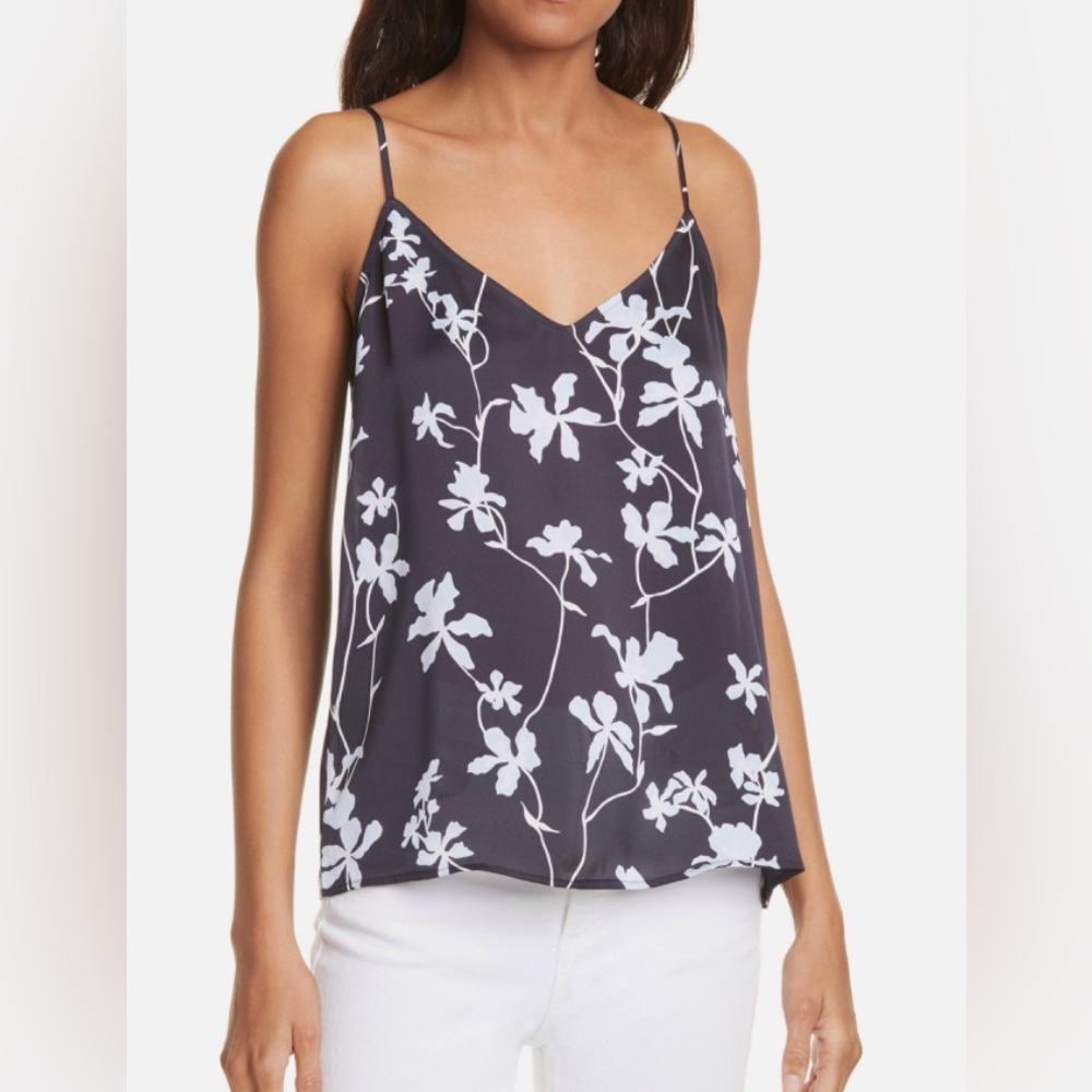 Equipment Layla Floral Navy Camisole Size Xsmall - Gem